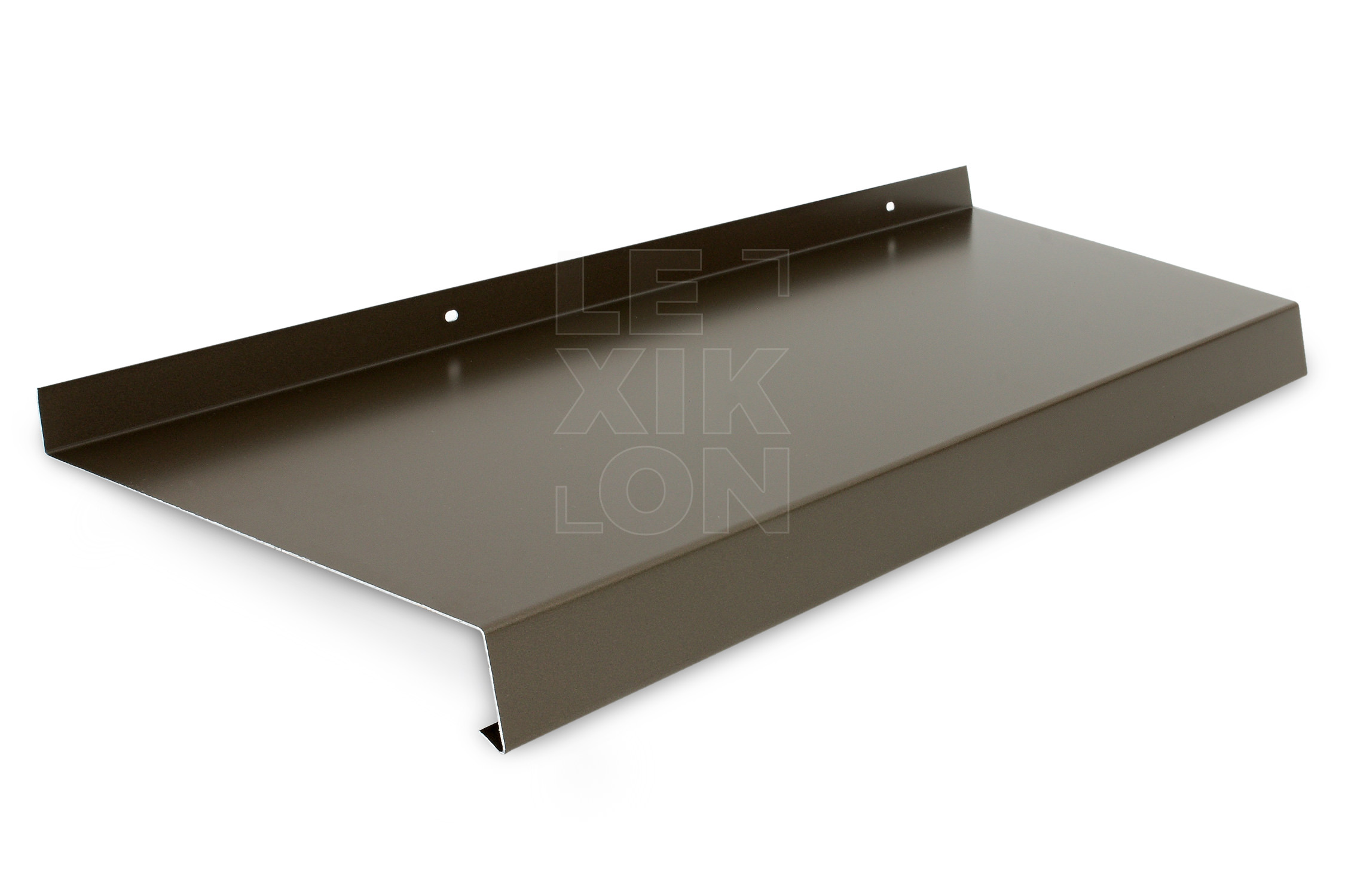 Hliníkový ohýbaný venkovní parapet – bronz | LEXIKON