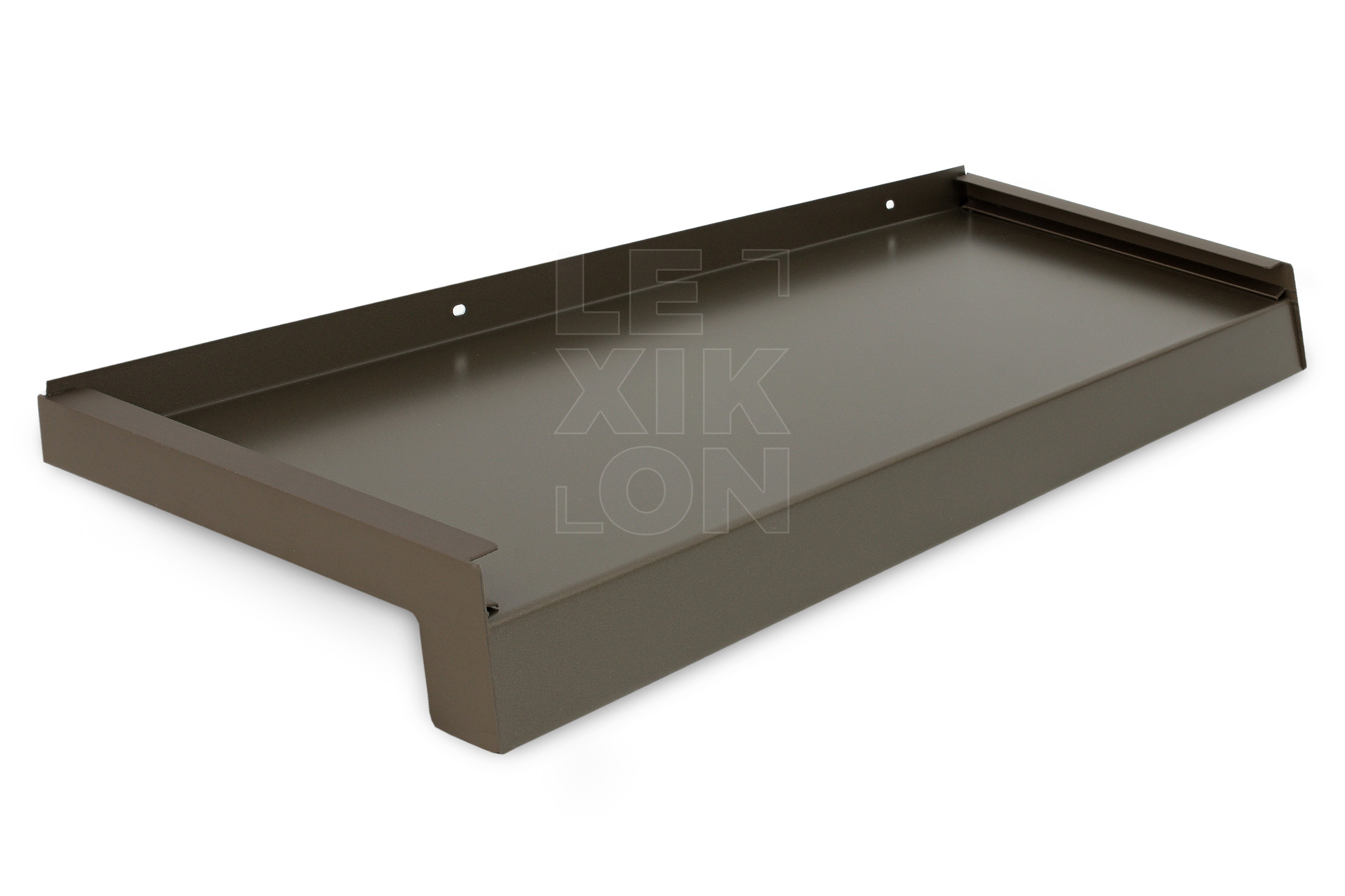 Hliníkový ohýbaný venkovní parapet – bronz | LEXIKON