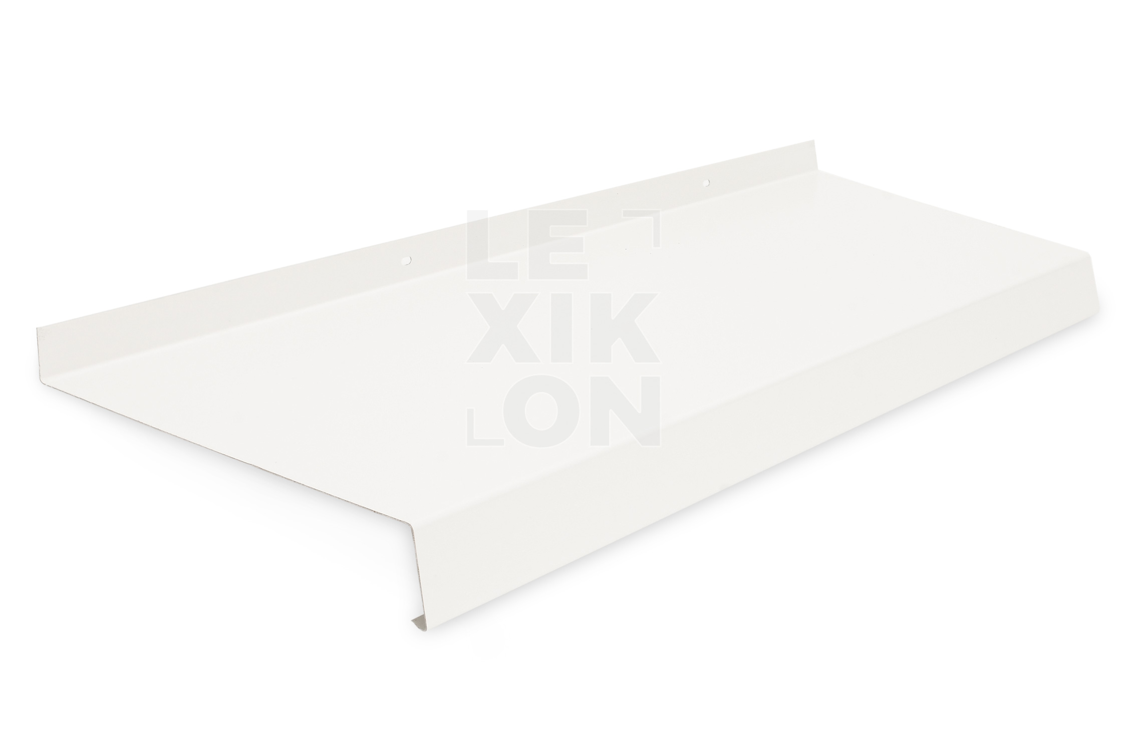 Pozinkovaný ocelový venkovní parapet – bílý | LEXIKON